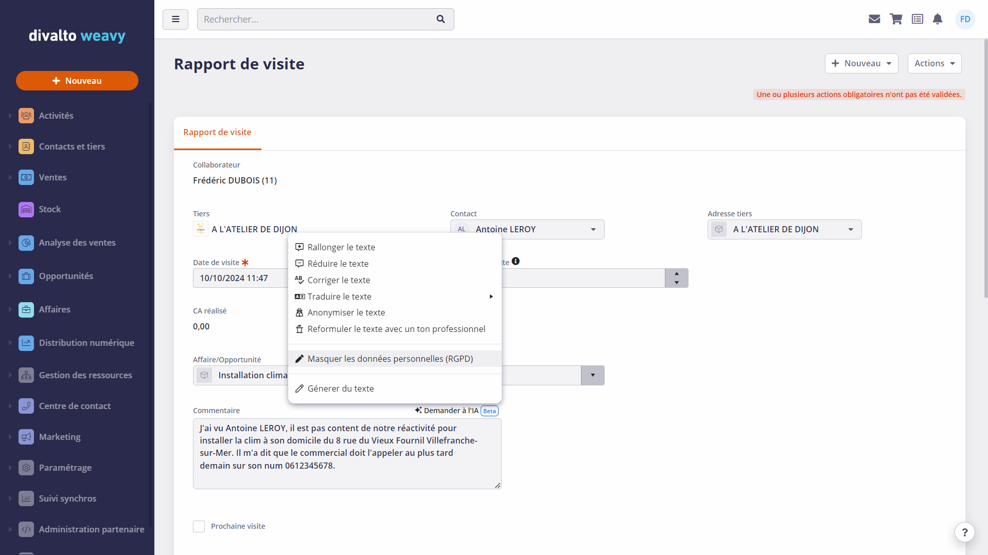 ERP, CRM : la stratégie GenAI du Français Divalto | LeMagIT