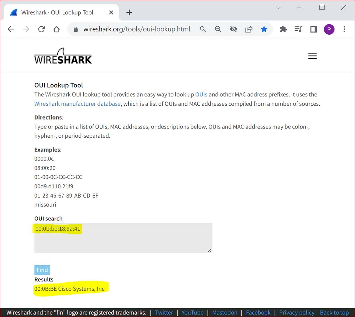 Réseau : identifiez le fabricant d’un appareil connecté avec Wireshark ...