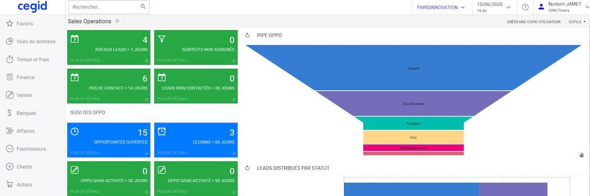 SaaS : Cegid lance son CRM pour PME | LeMagIT